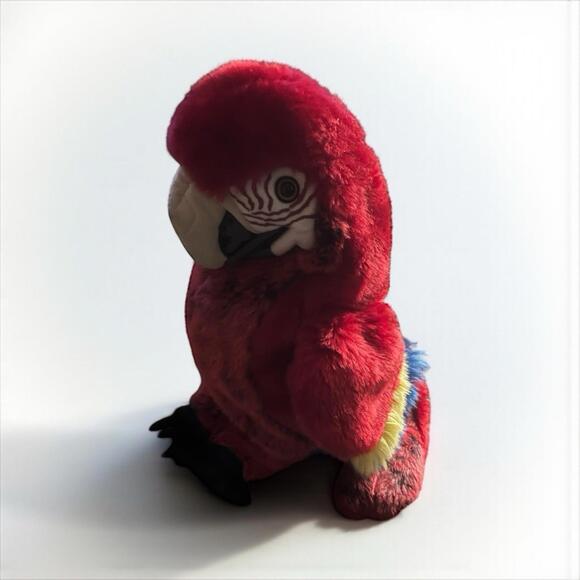 Toys | Folkmanis Scarlet Red Macaw Parrot Bird 16 Hand Puppet Plush 3 ...